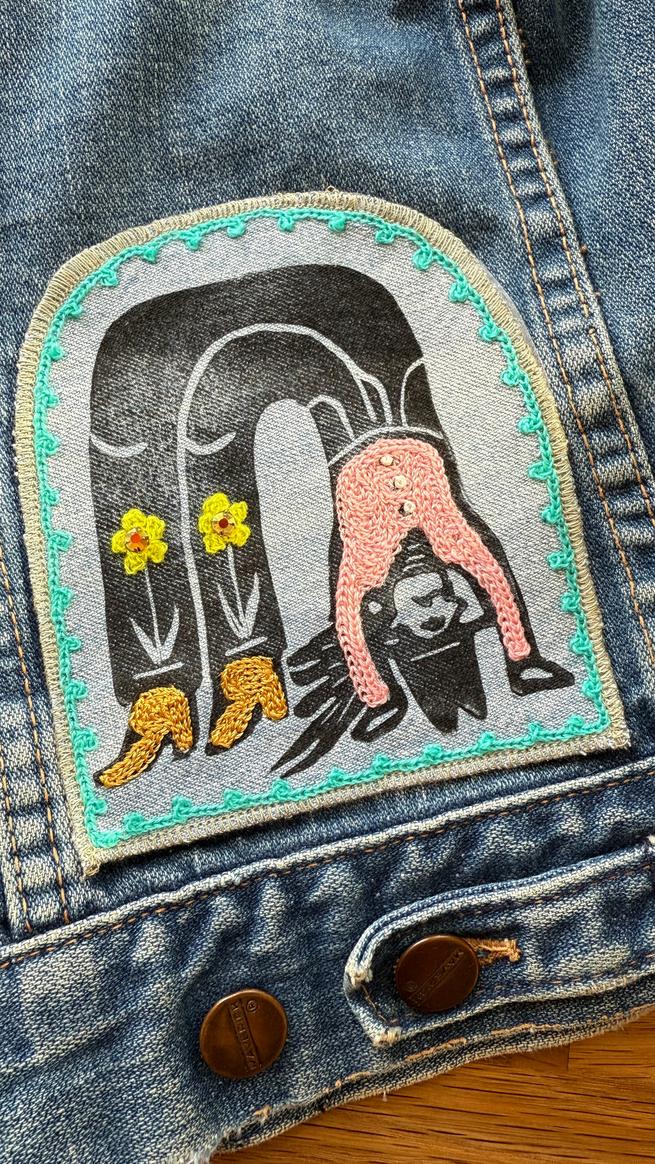 Handmade Embroidered Sew On Patches by Die Trying TX – DieTrying TX